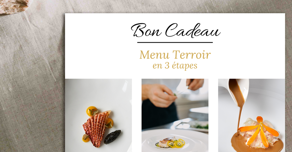 Bon cadeau Le Gavrinis : Menu Terroir